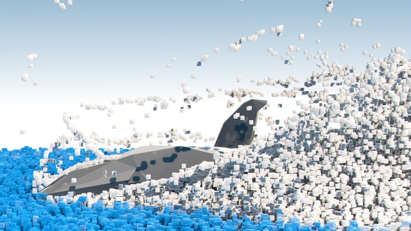 Splashing Whale Shot 06, Motion Graphics | VideoHive