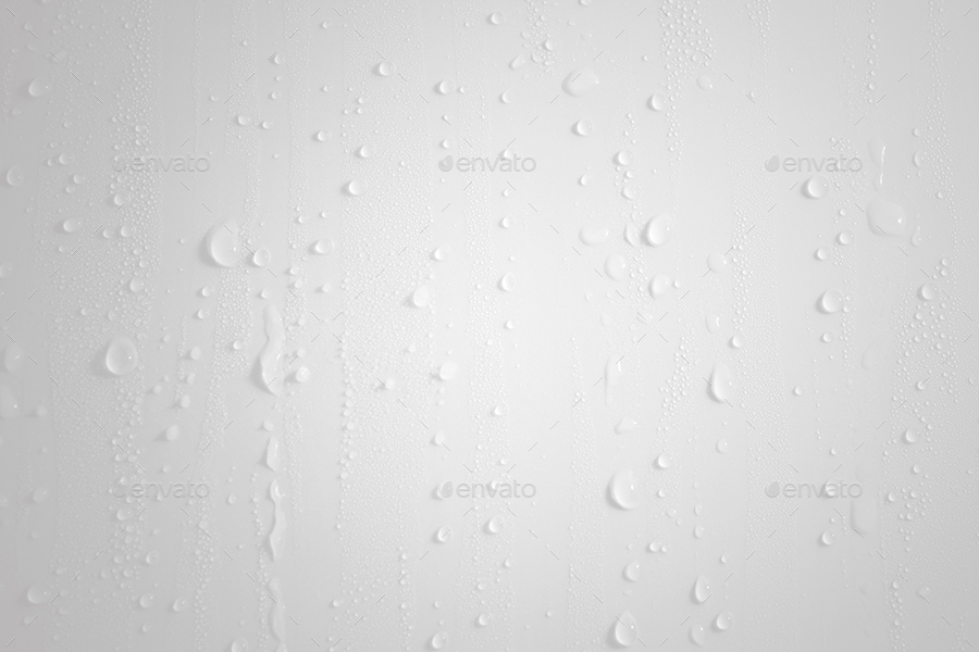 White Background Water Drops Backdrops, Graphics | GraphicRiver