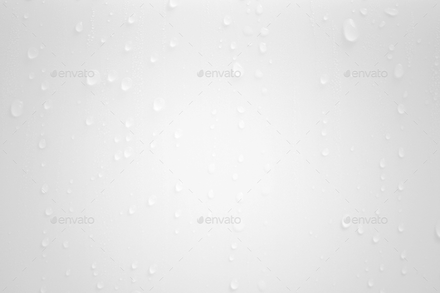 White Background Water Drops Backdrops, Graphics | GraphicRiver