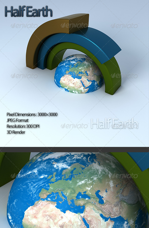 Half Earth by OWPictures | GraphicRiver