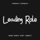 Leading Role Font, Fonts | GraphicRiver
