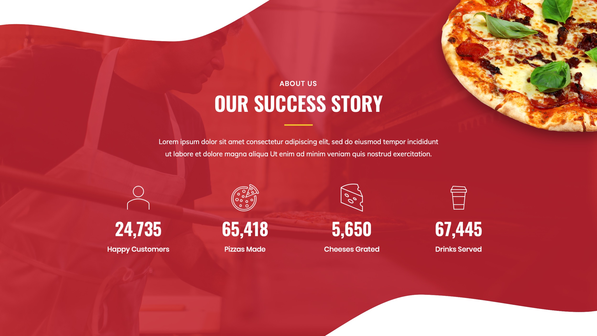 Pizza and Fast Food Presentation Template, Presentation Templates ...