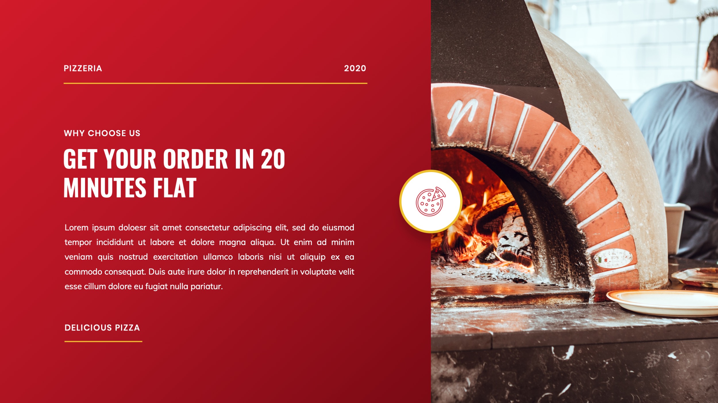 Pizza and Fast Food Presentation Template, Presentation Templates ...