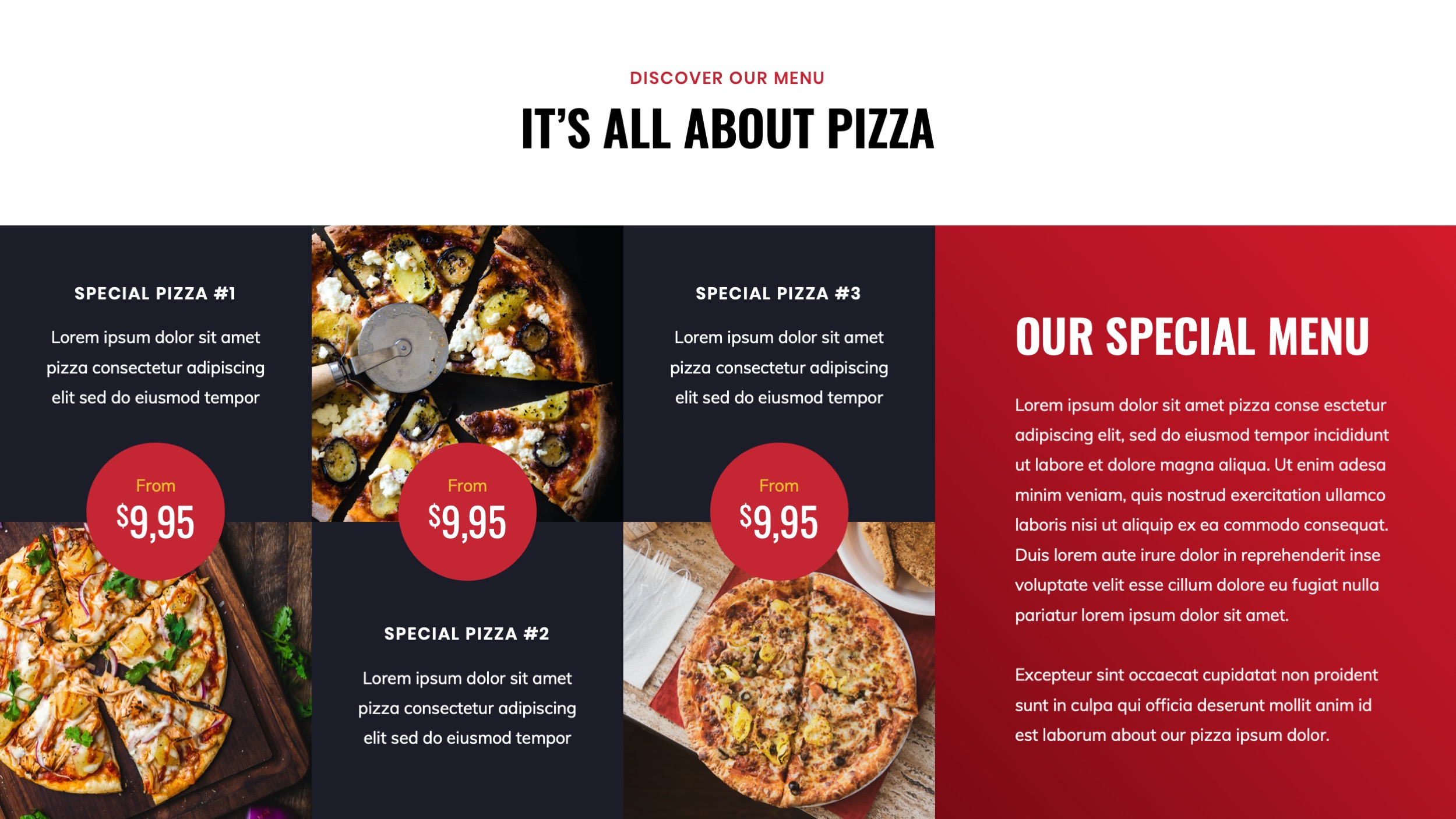 Pizza and Fast Food Presentation Template, Presentation Templates ...