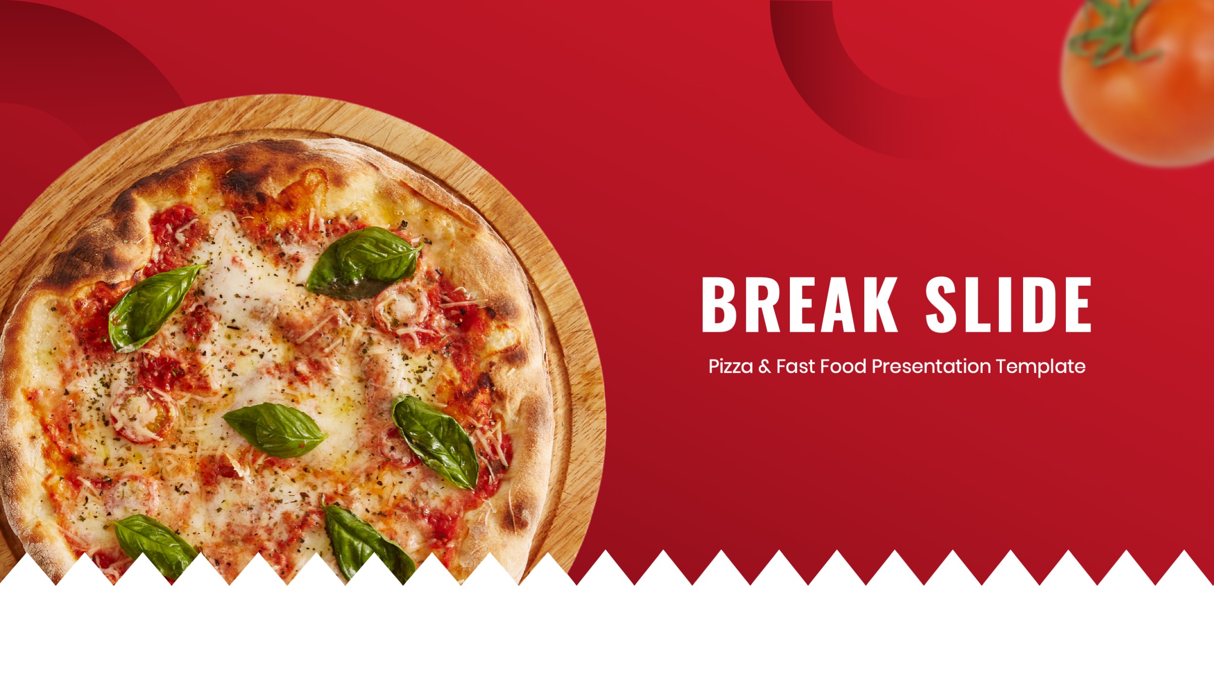Pizza and Fast Food Presentation Template, Presentation Templates ...