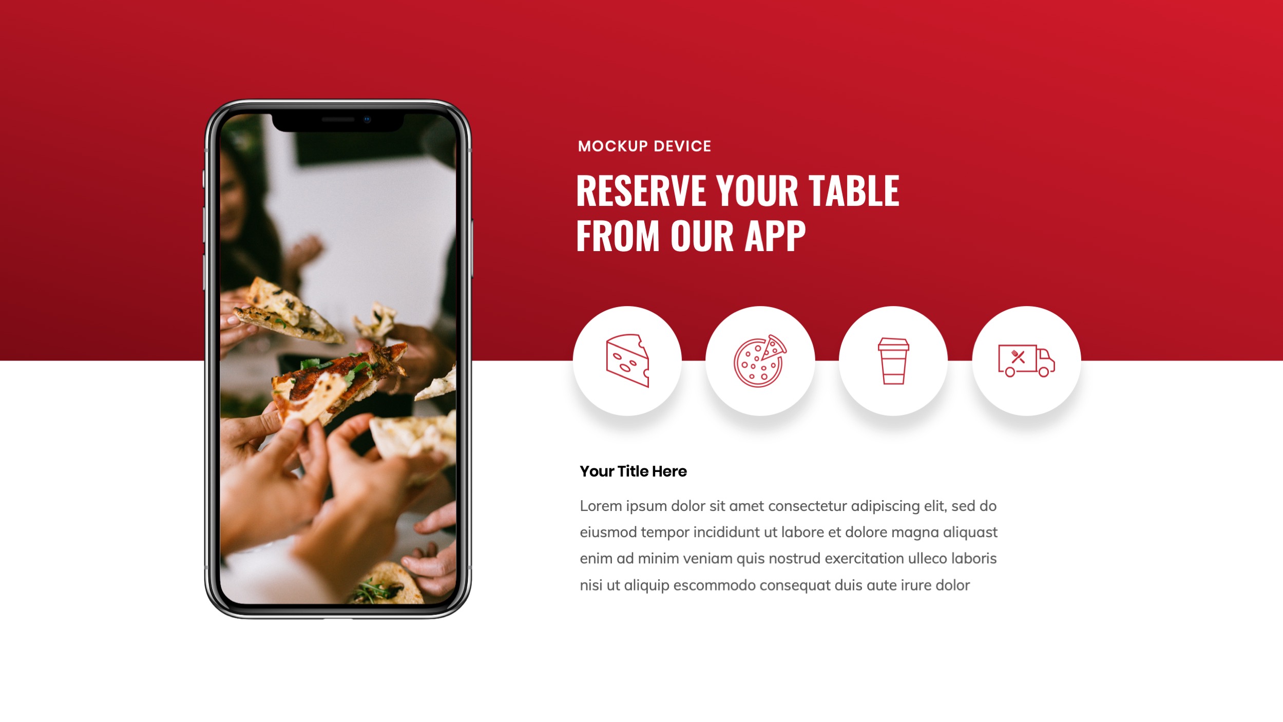 Pizza and Fast Food Presentation Template, Presentation Templates ...