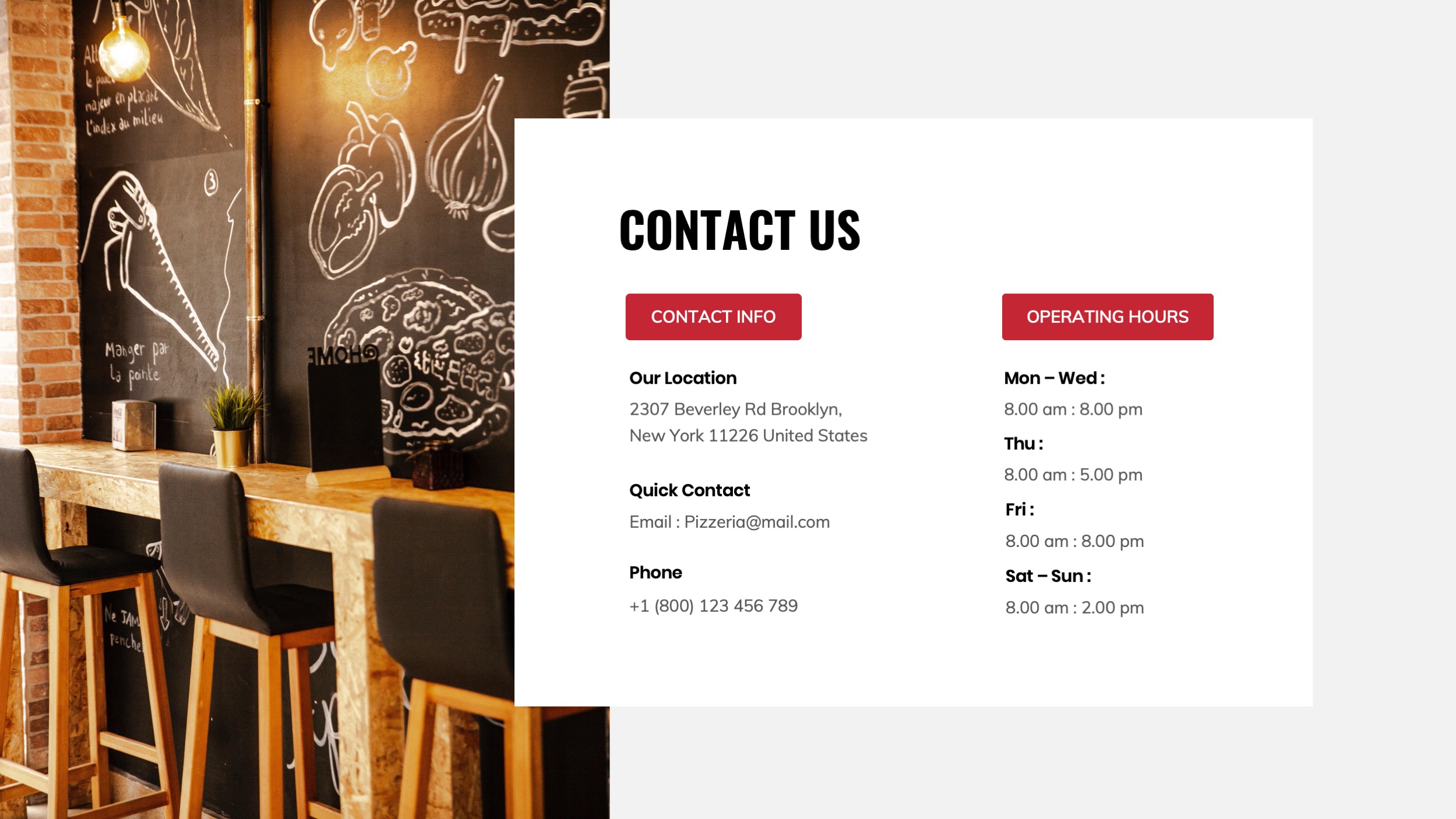 Pizza and Fast Food Presentation Template, Presentation Templates ...