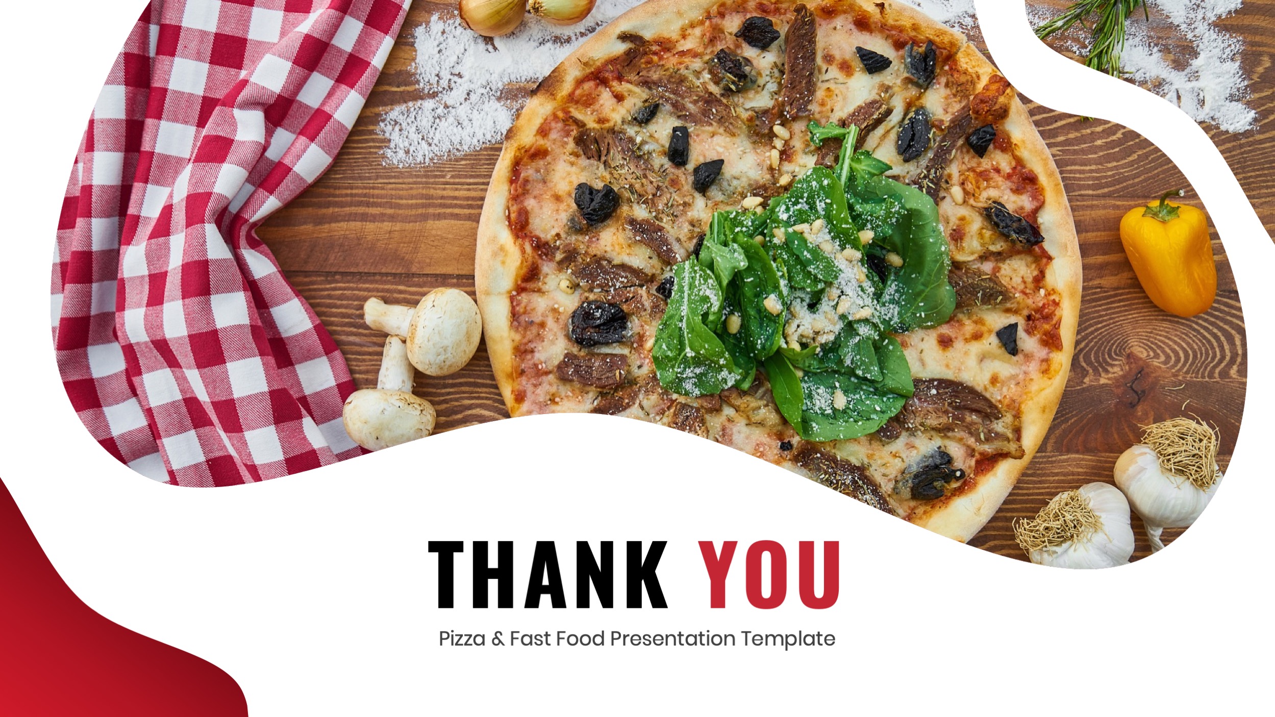 Pizza and Fast Food Presentation Template, Presentation Templates ...