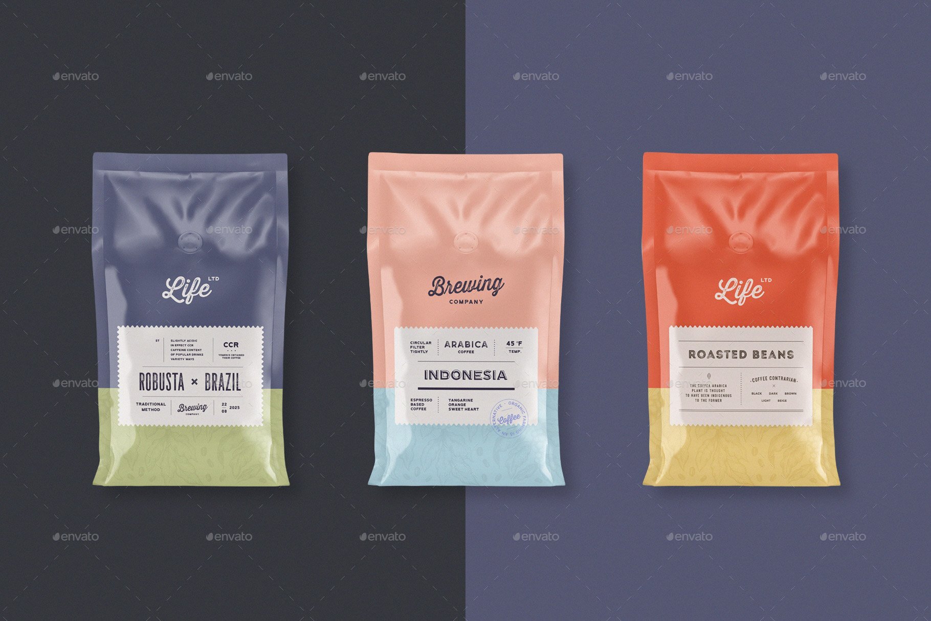 Coffee Bag Mockup Set, Graphics | GraphicRiver