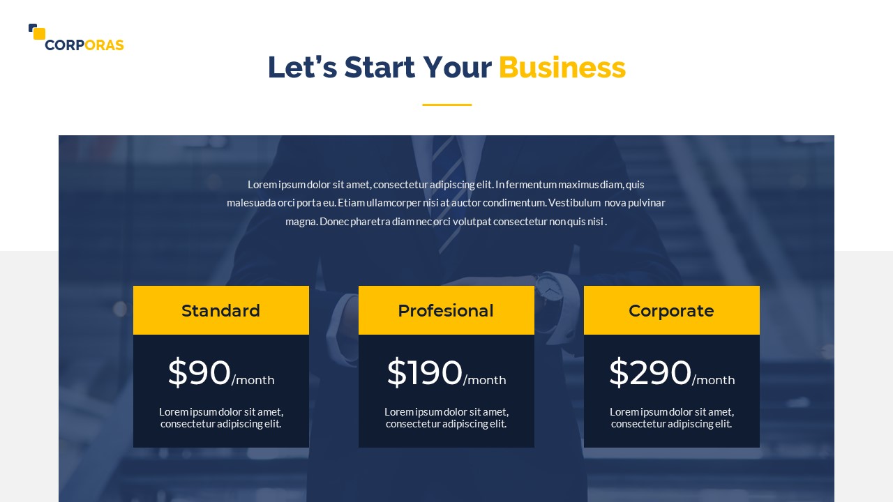 Corporas – Corporate and Business PowerPoint Template by monsgraph
