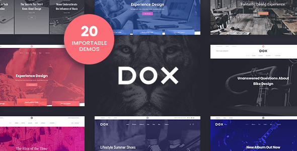 Dox — Multi-purpose WordPress Theme by FORQY | ThemeForest