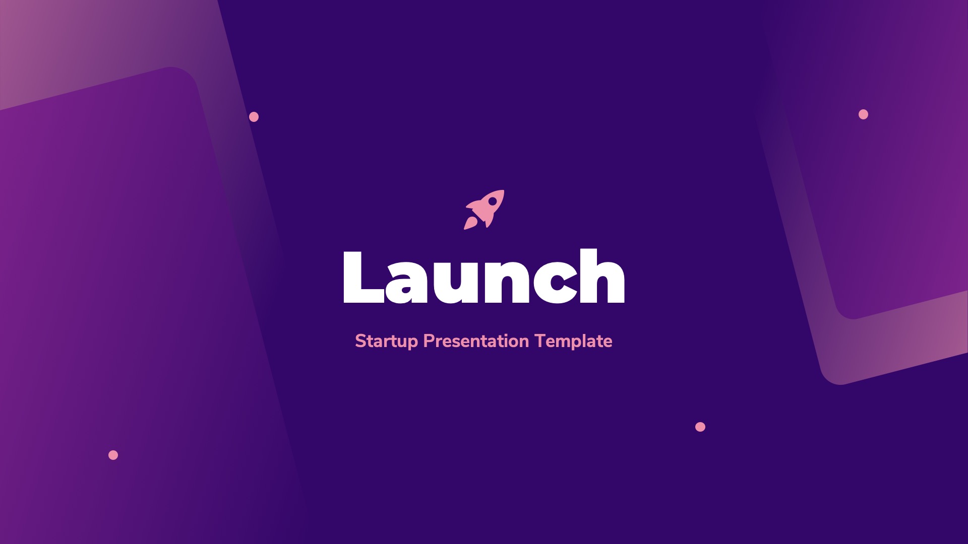 Launch - Startup Google Slides Presentation, Presentation Templates