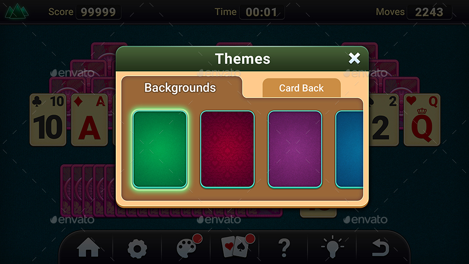 Solitaire Collection Game Kit, Game Assets | GraphicRiver