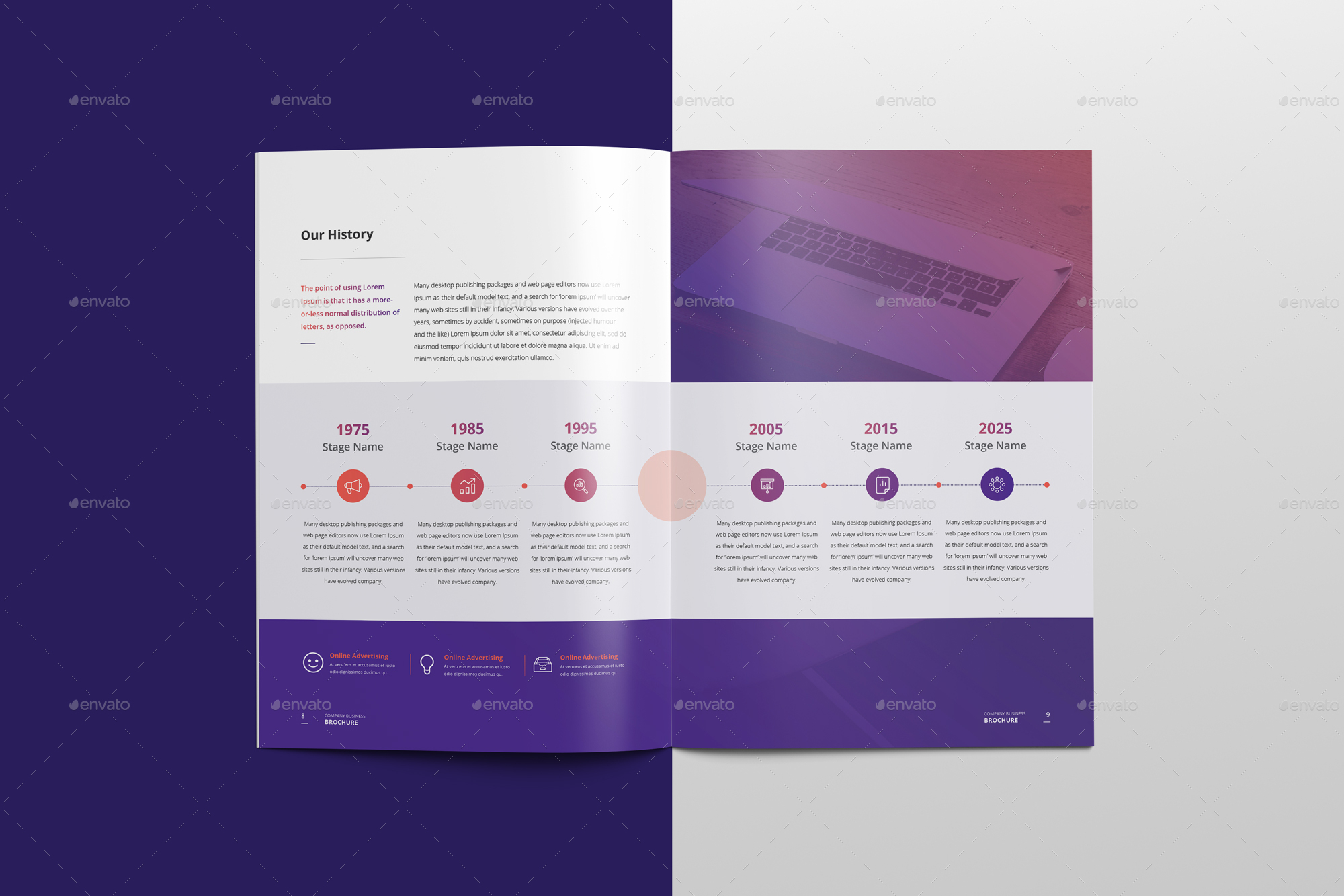 Clean & Modern Multipurpose Brochure V3, Print Templates | GraphicRiver