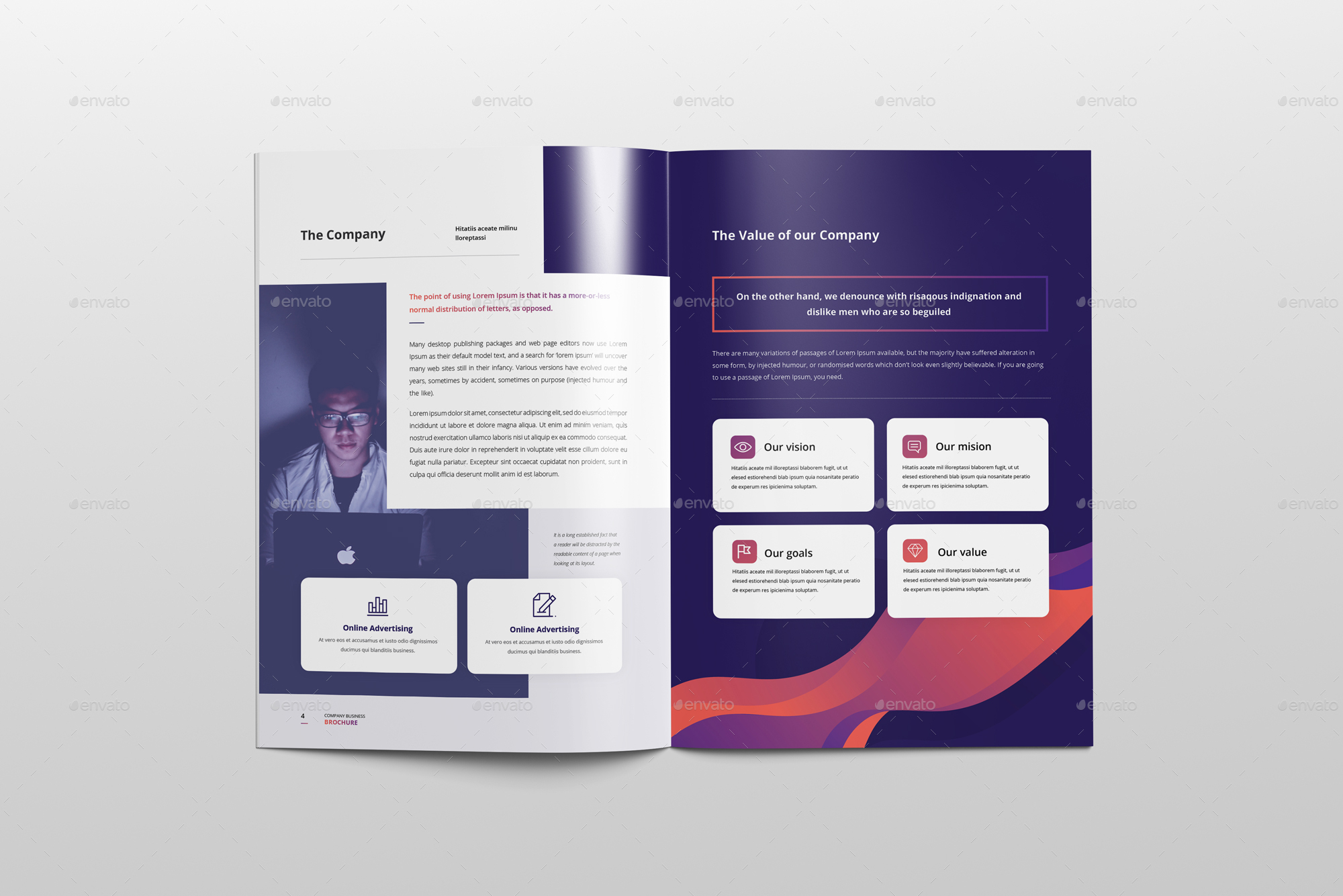 Clean & Modern Multipurpose Brochure V3, Print Templates | GraphicRiver