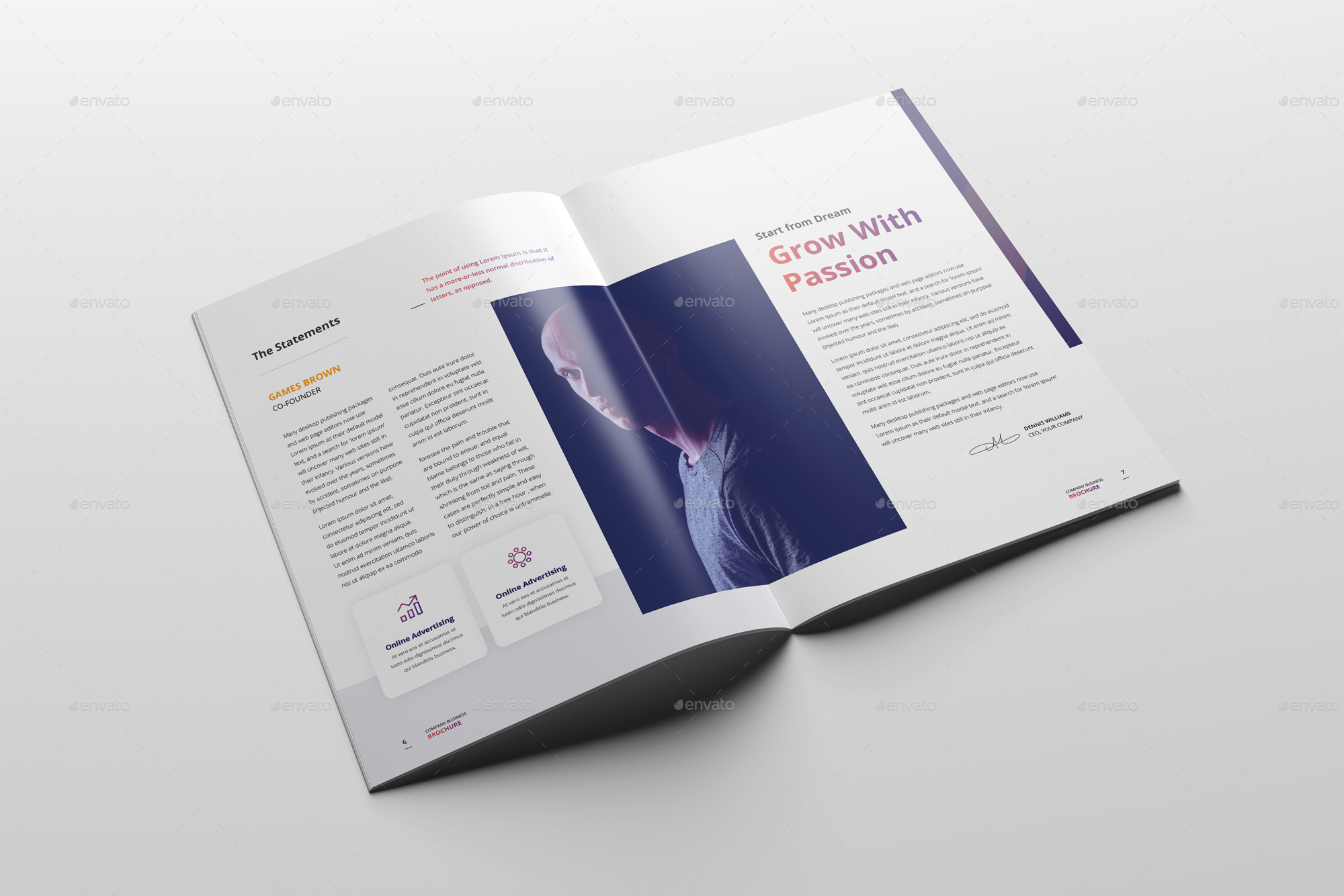 Clean & Modern Multipurpose Brochure V3, Print Templates | GraphicRiver