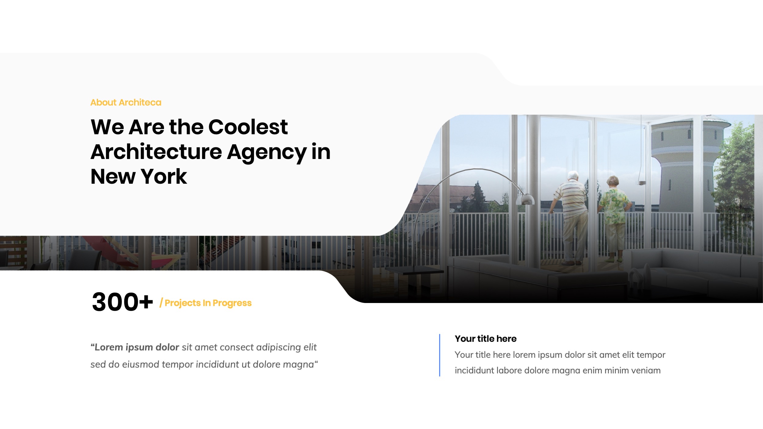 Architecture Agency Presentation Keynote Template, Presentation Templates