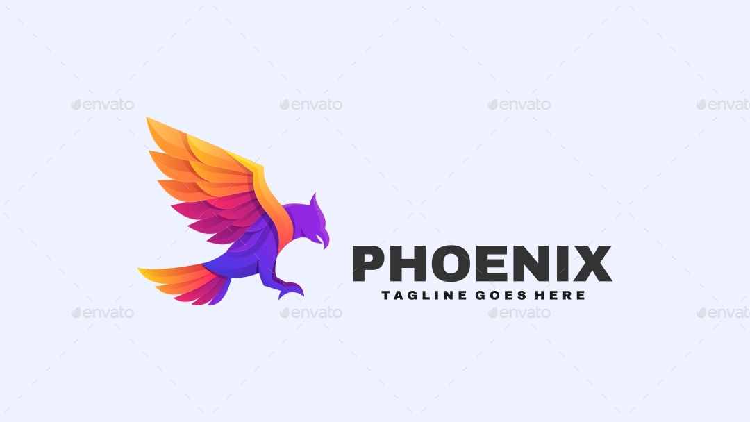 Phoenix Gradient Colorful Logo Template, Logo Templates | GraphicRiver
