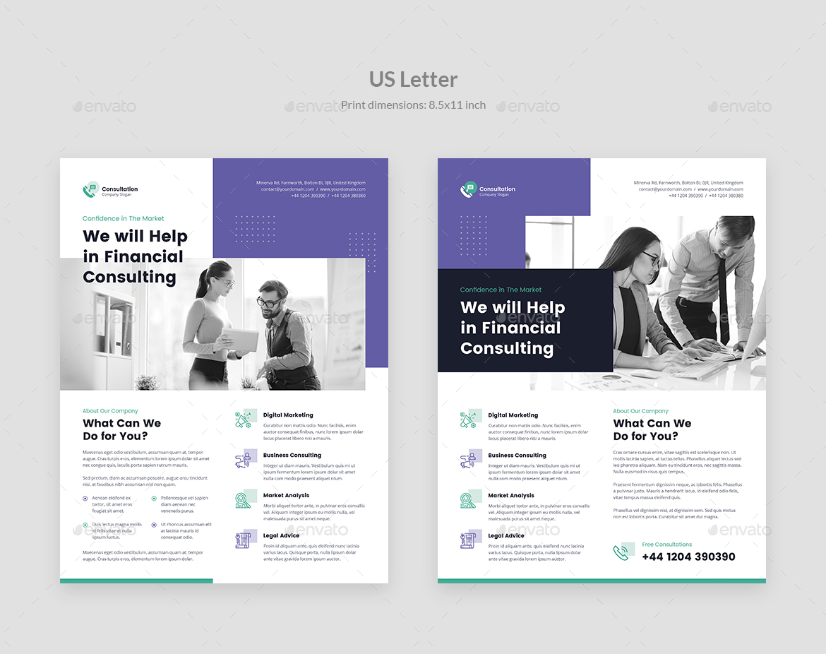 Flyer – Consultations, Print Templates | GraphicRiver