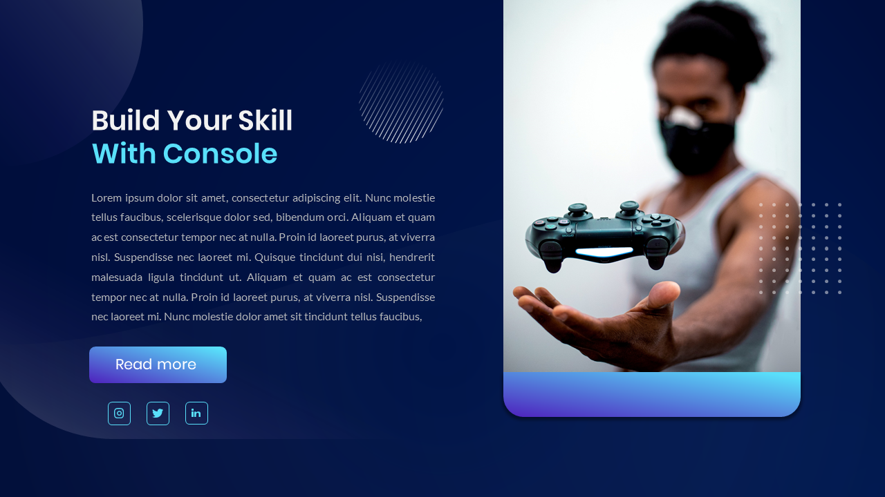 Console – Gaming Google Slides Template, Presentation Templates ...