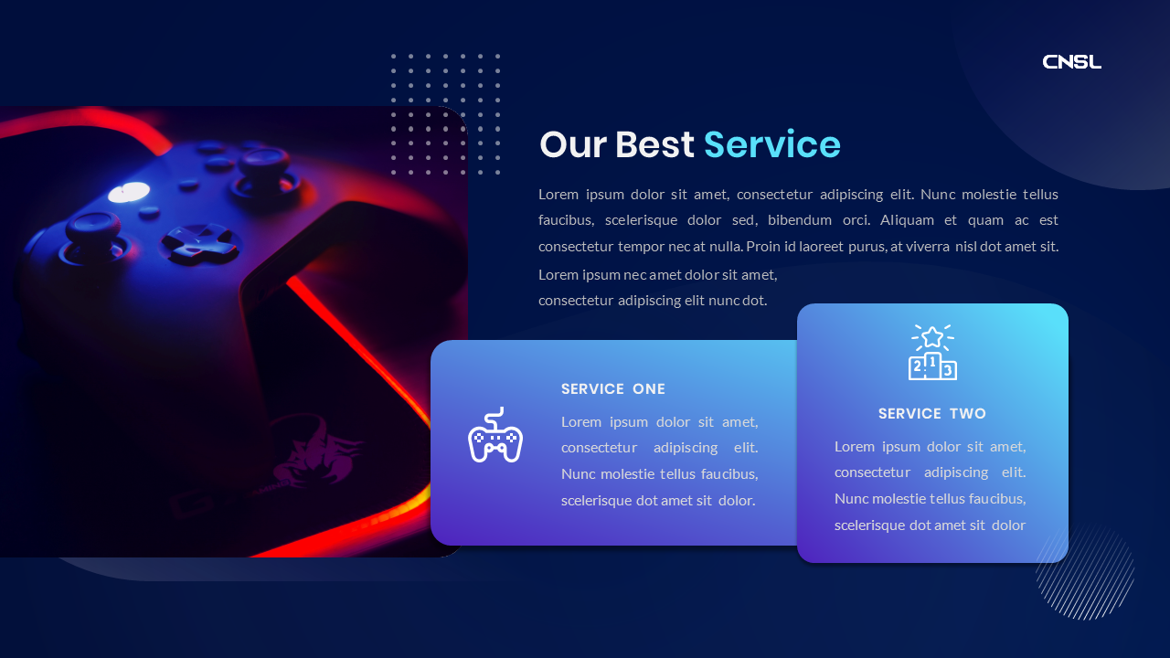 Console – Gaming Google Slides Template, Presentation Templates ...