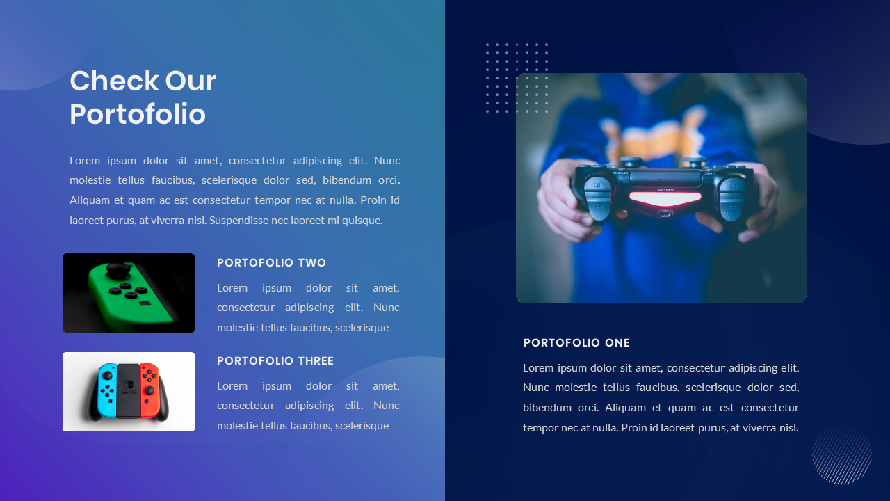 Console – Gaming Google Slides Template, Presentation Templates ...