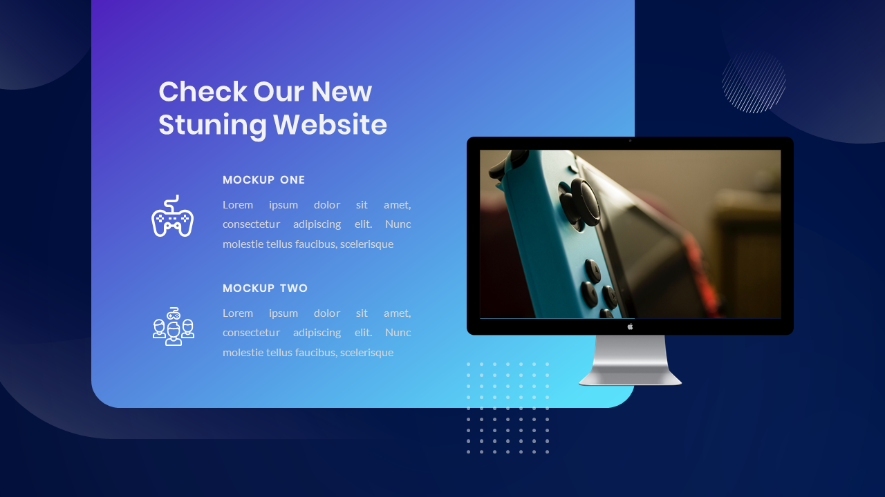Console – Gaming Google Slides Template, Presentation Templates ...