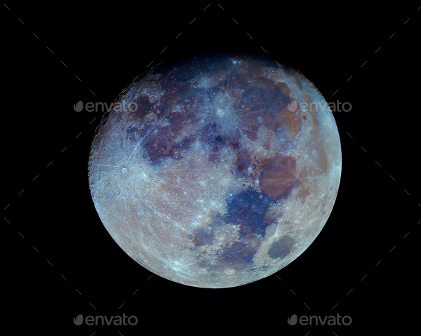 Colors of the Moon Stock Photo by NevenKrcmarek | PhotoDune