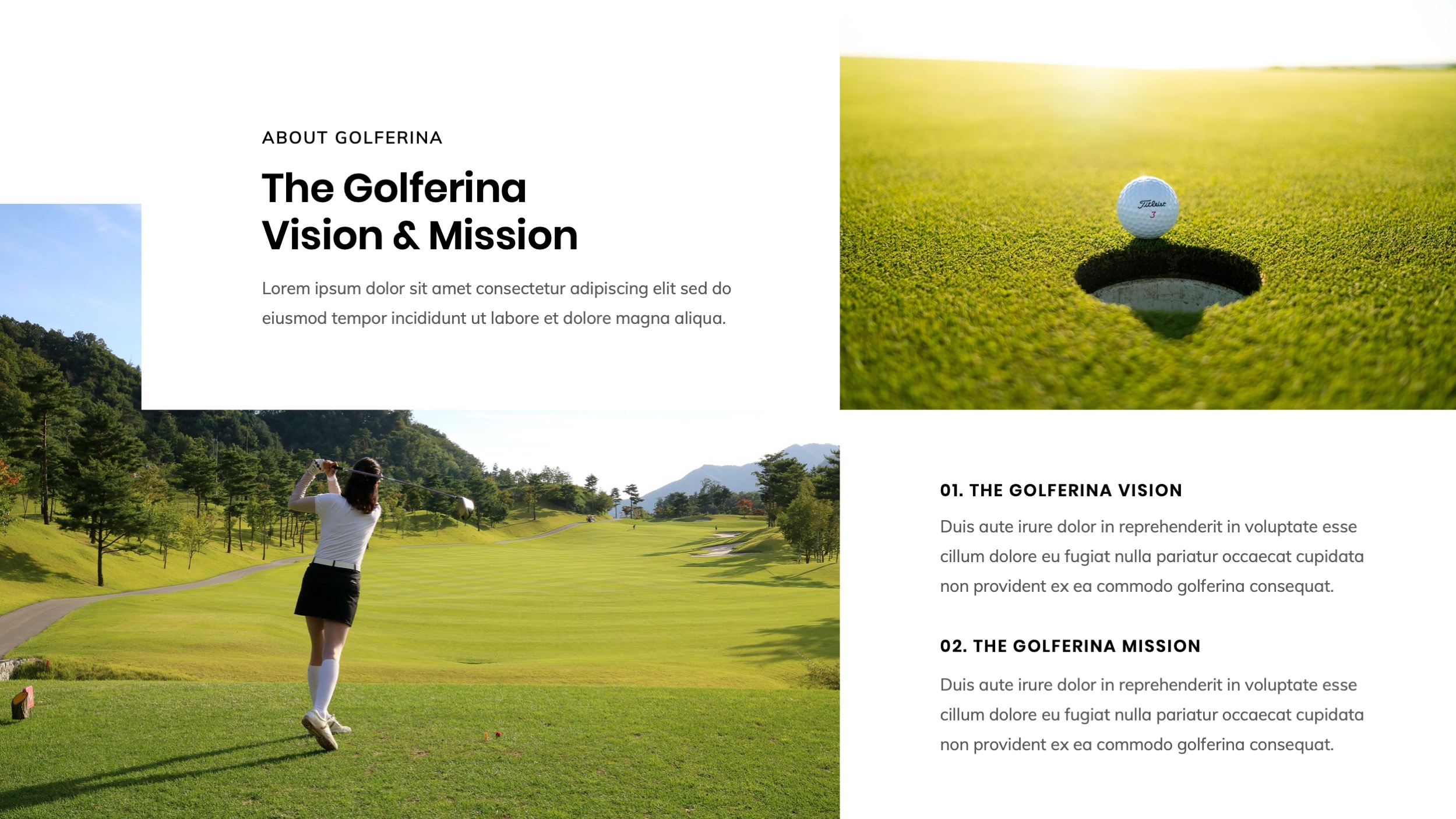 Golf Club Presentation Slides Template, Presentation Templates ...