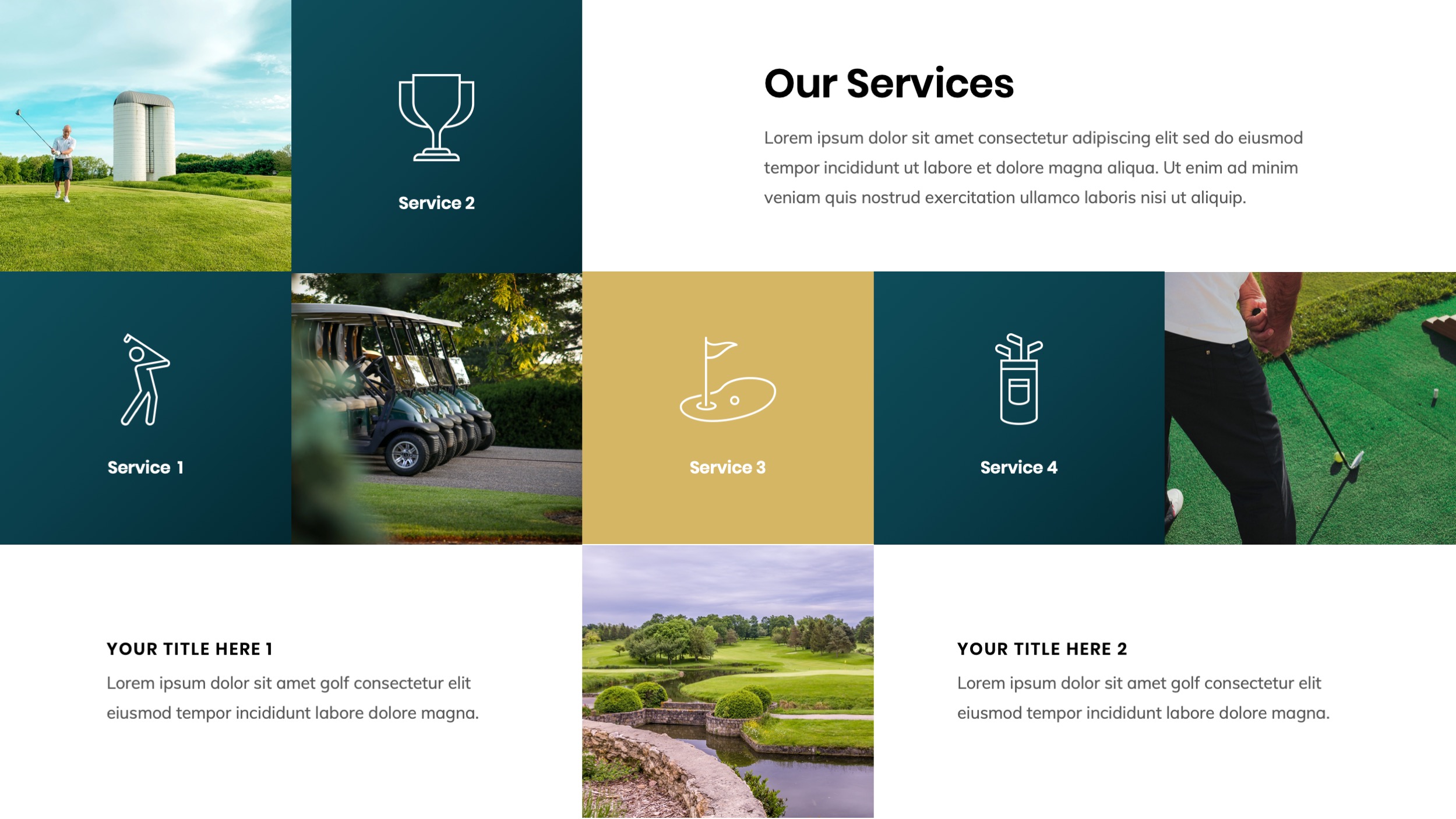 Golf Club Presentation Slides Template, Presentation Templates ...