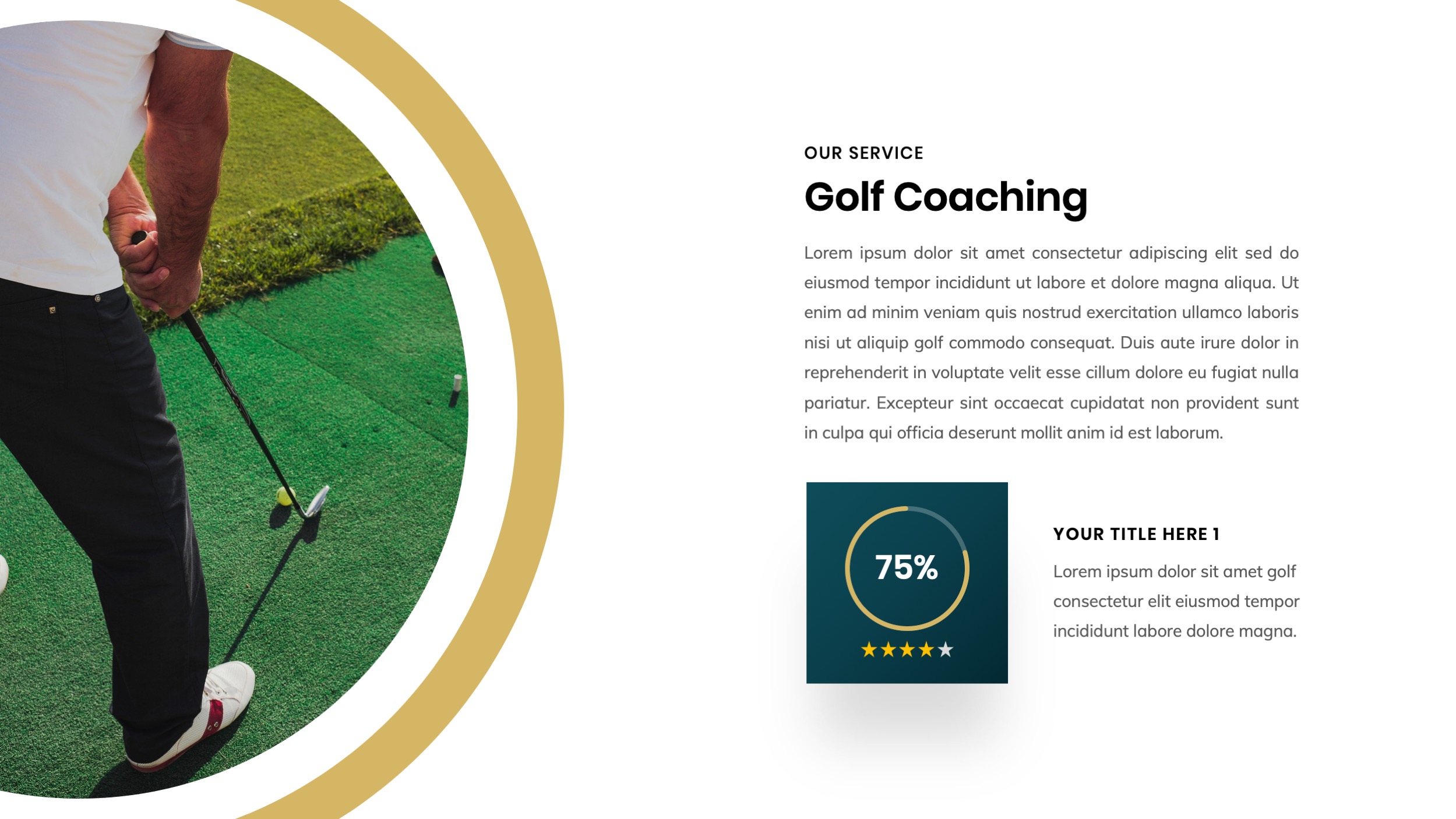 Golf Club Presentation Slides Template, Presentation Templates ...