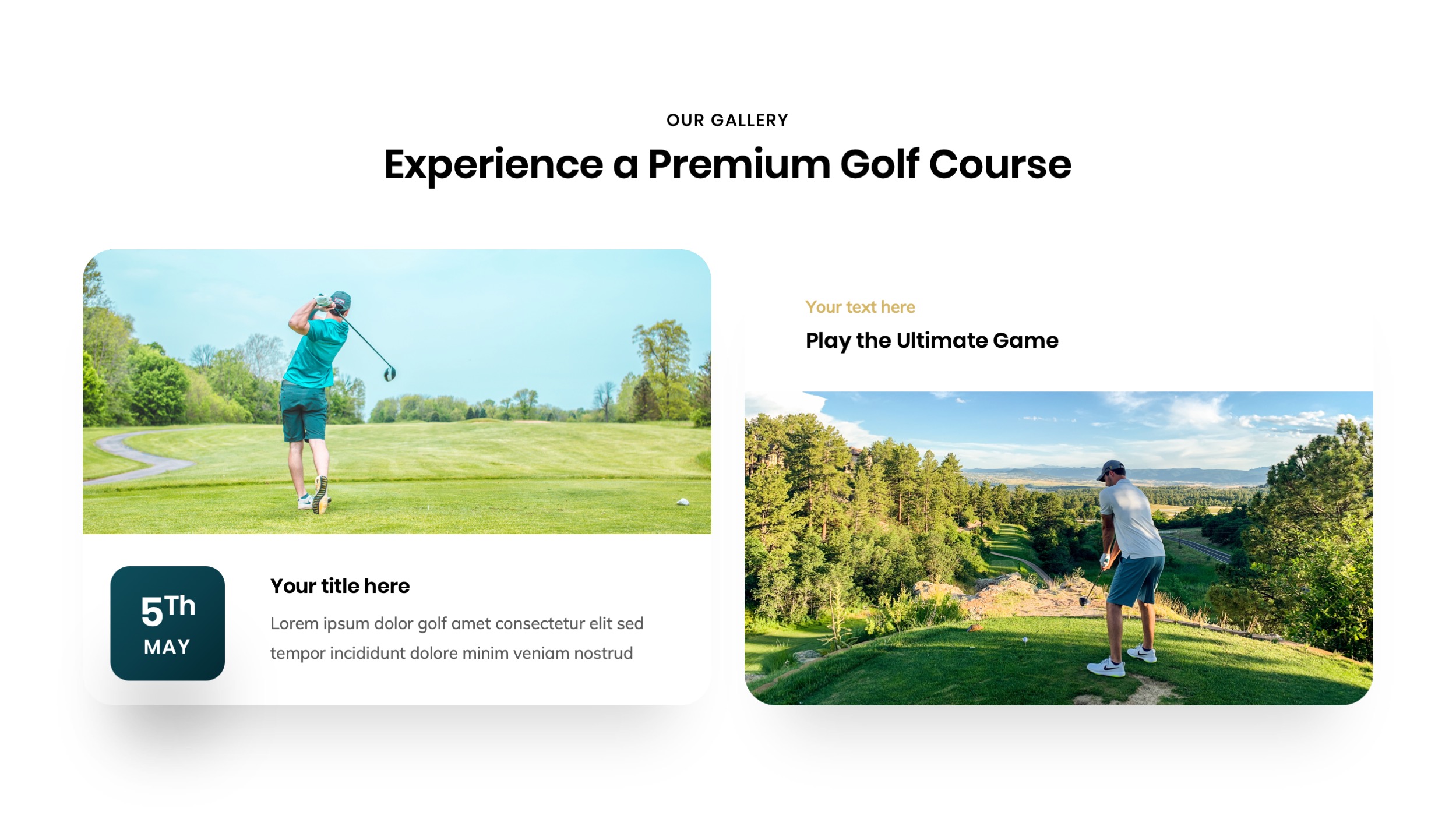 Golf Club Presentation Slides Template, Presentation Templates ...