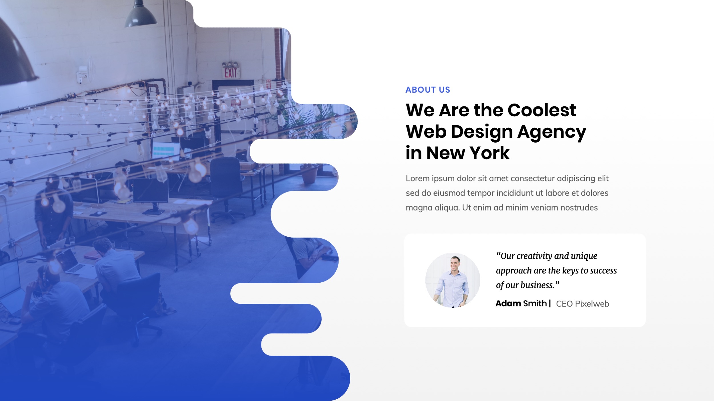 Web Design Agency Presentation Slides Template, Presentation Templates