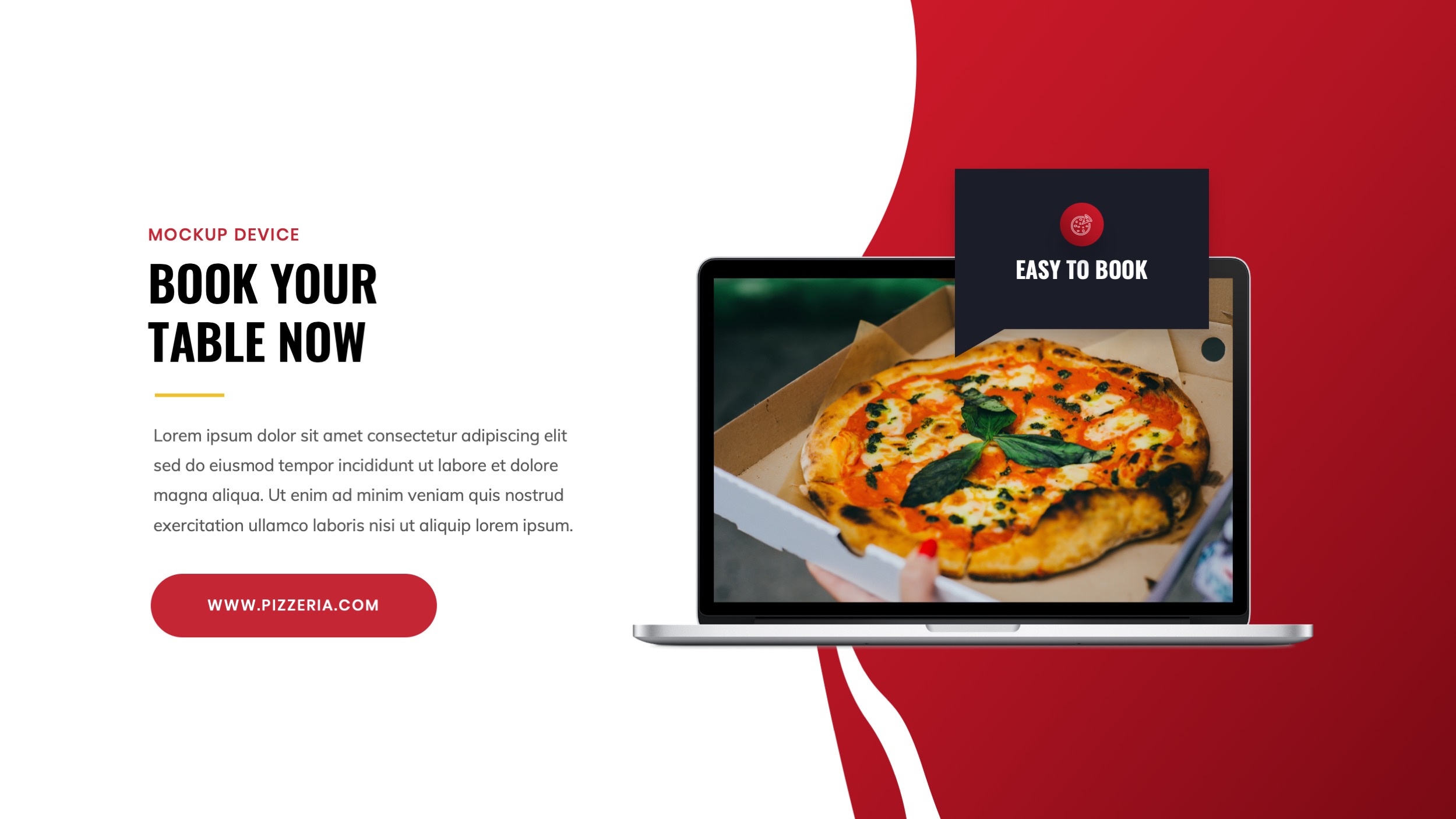 Pizza and Fast Food Slides Presentation Template, Presentation Templates