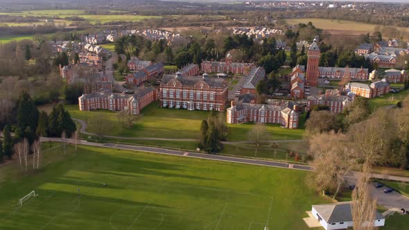 Napsbury Park A Former Hospital in St Albans From the Air, Stock Footage