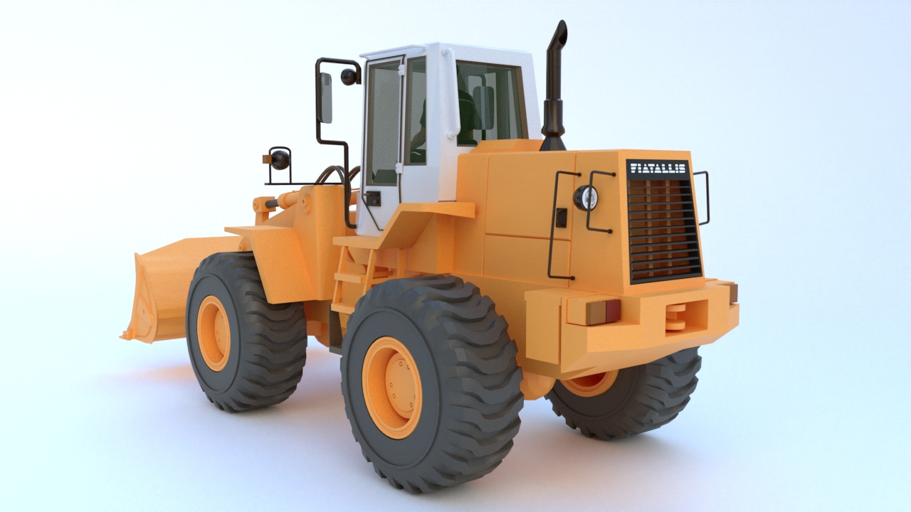 Tractor Fiat-Allis 3D by EA09studio | 3DOcean