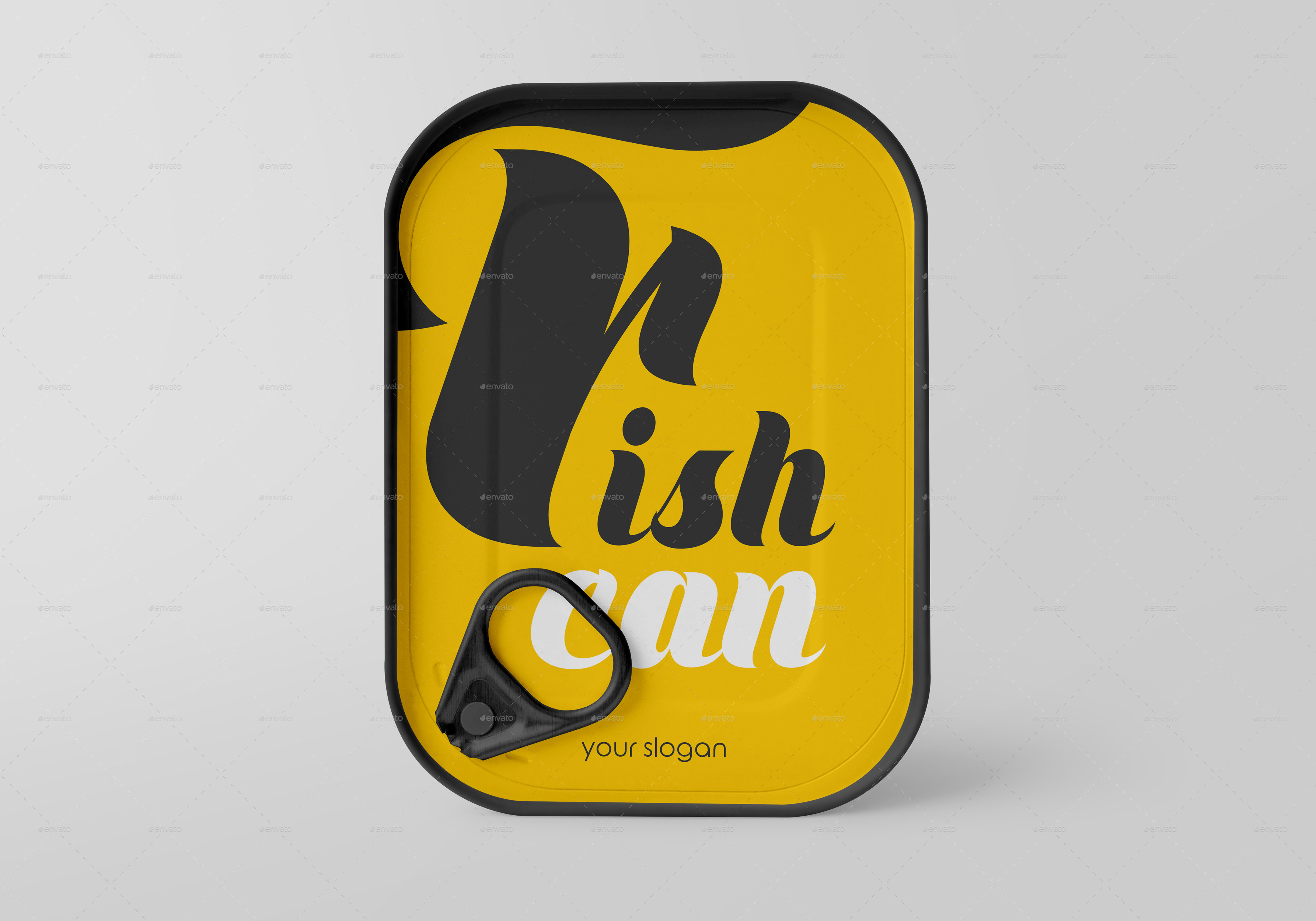 Fish Can Mockup Set, Graphics | GraphicRiver