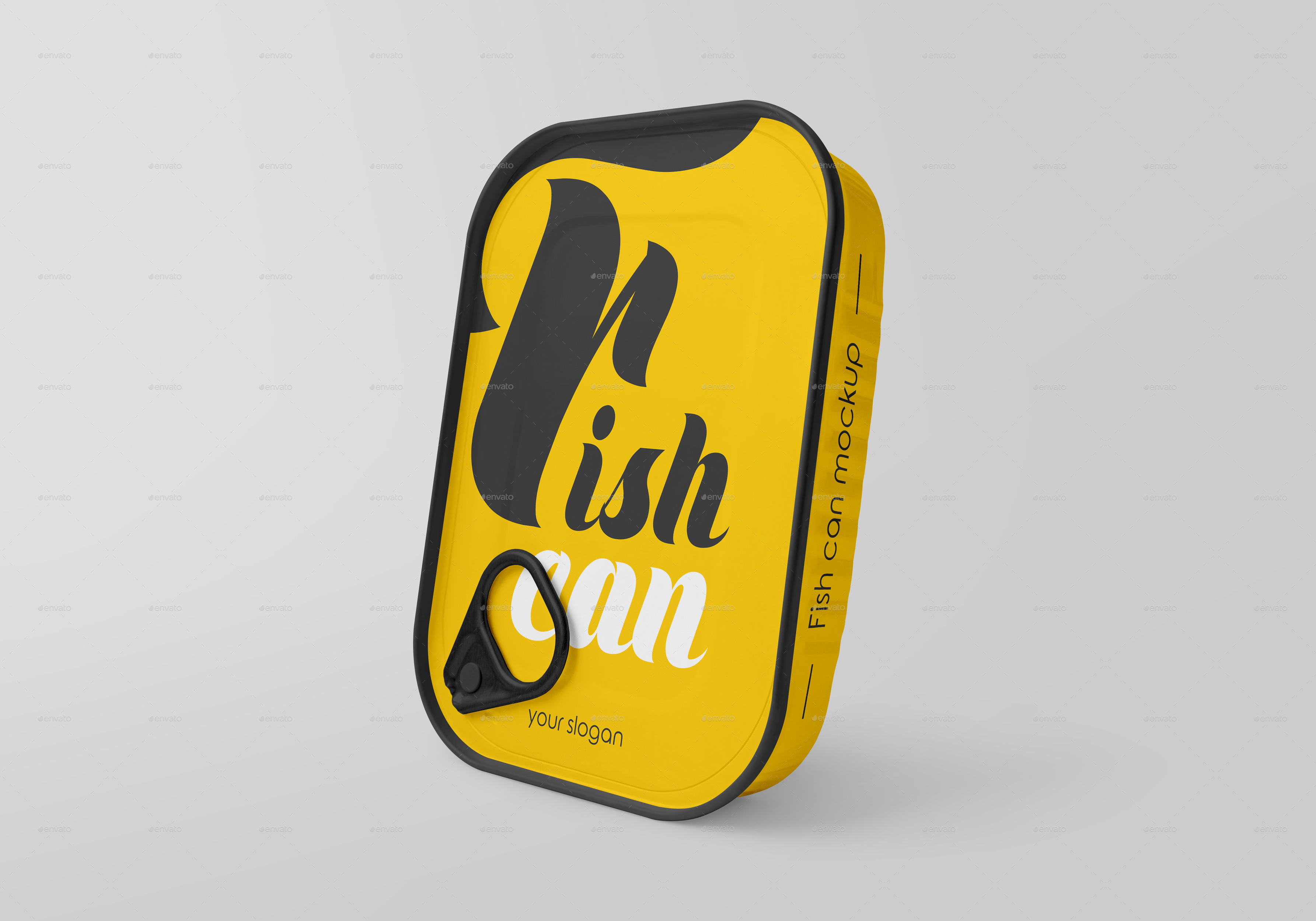 Fish Can Mockup Set, Graphics | GraphicRiver