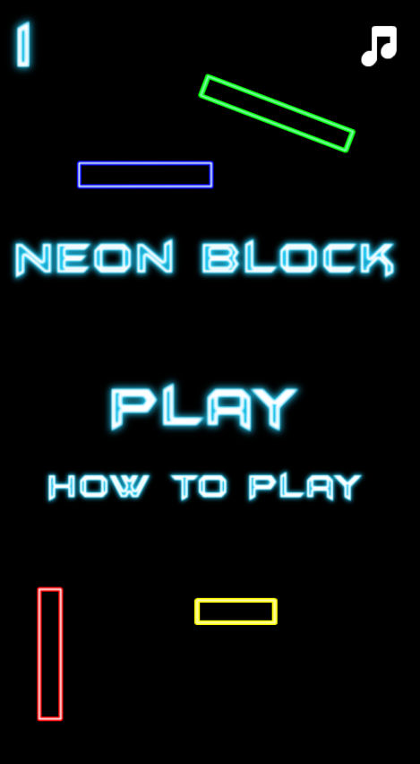 Neon Block - HTML5 - Casual Game(.Capx) by RichGames | CodeCanyon