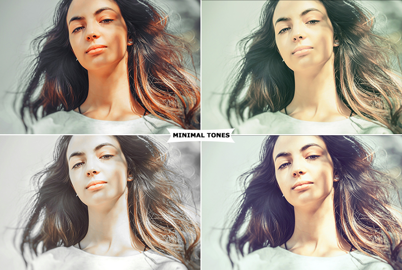 Minimal Tones Photoshop Actions, Add-ons | GraphicRiver