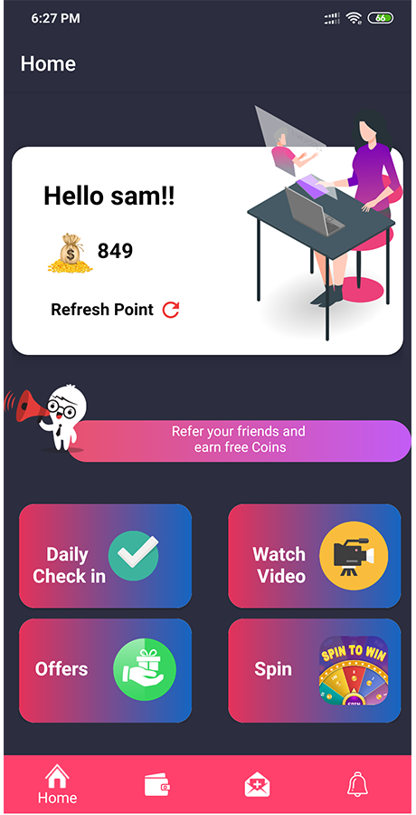 Reward App Facebook Ads + Admob ads + Spin by Techsumer | CodeCanyon