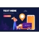 Online Cargo Tracking Delivery Application Tiny, Vectors | GraphicRiver