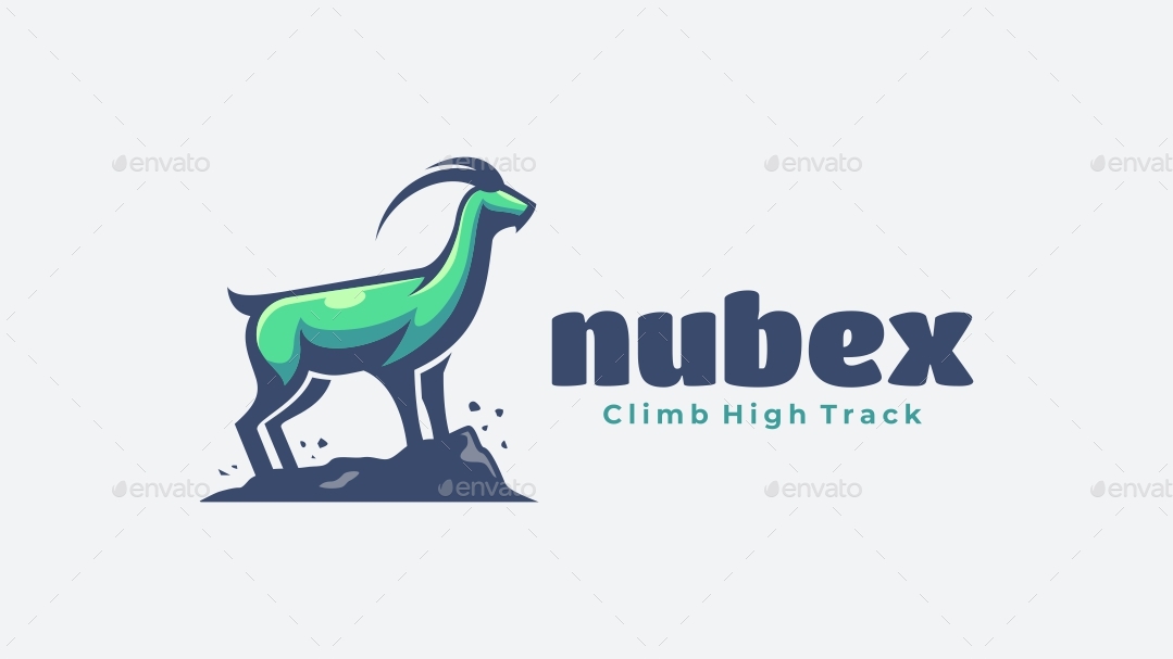 Ibex Mascot Character Logo Template, Logo Templates | GraphicRiver