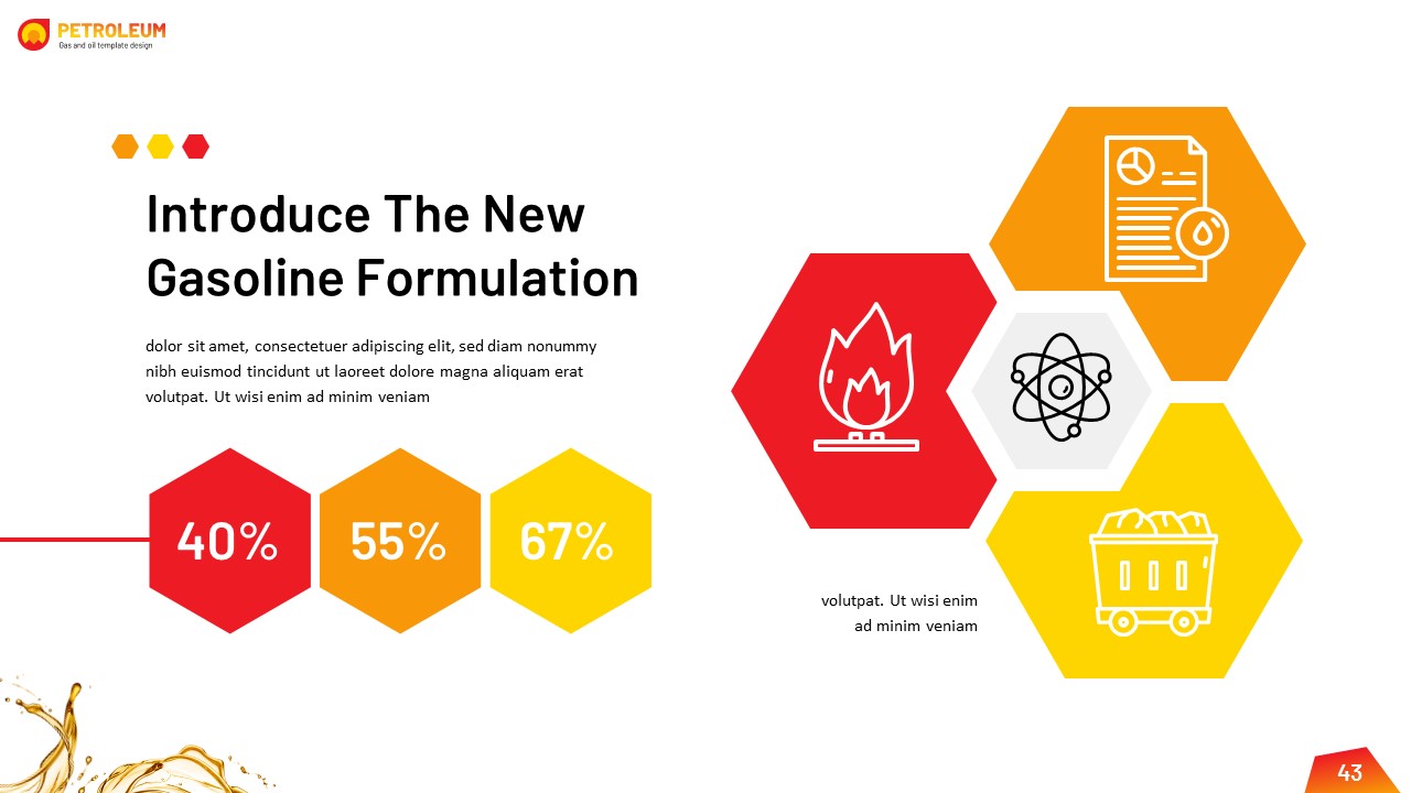Petroleum Gas and Oil Presentation Template, Presentation Templates