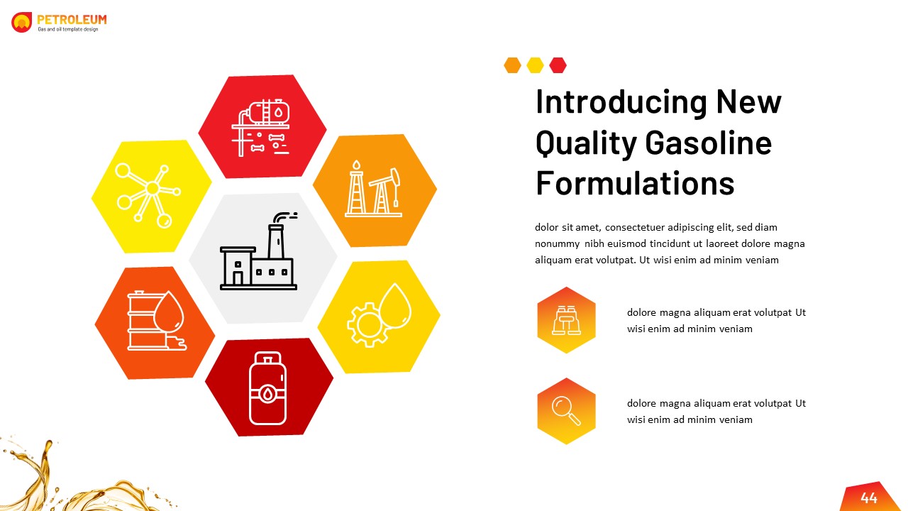 Petroleum Gas and Oil Presentation Template, Presentation Templates
