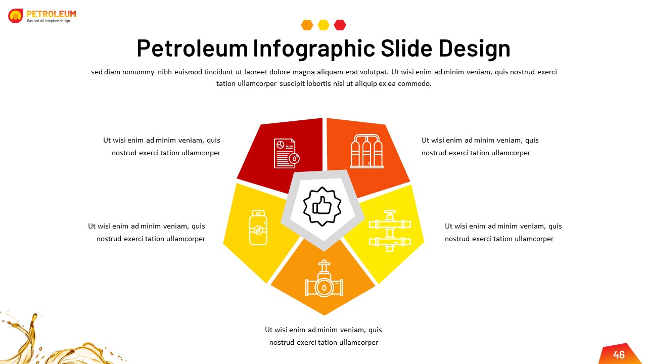 Petroleum Gas and Oil Presentation Template, Presentation Templates