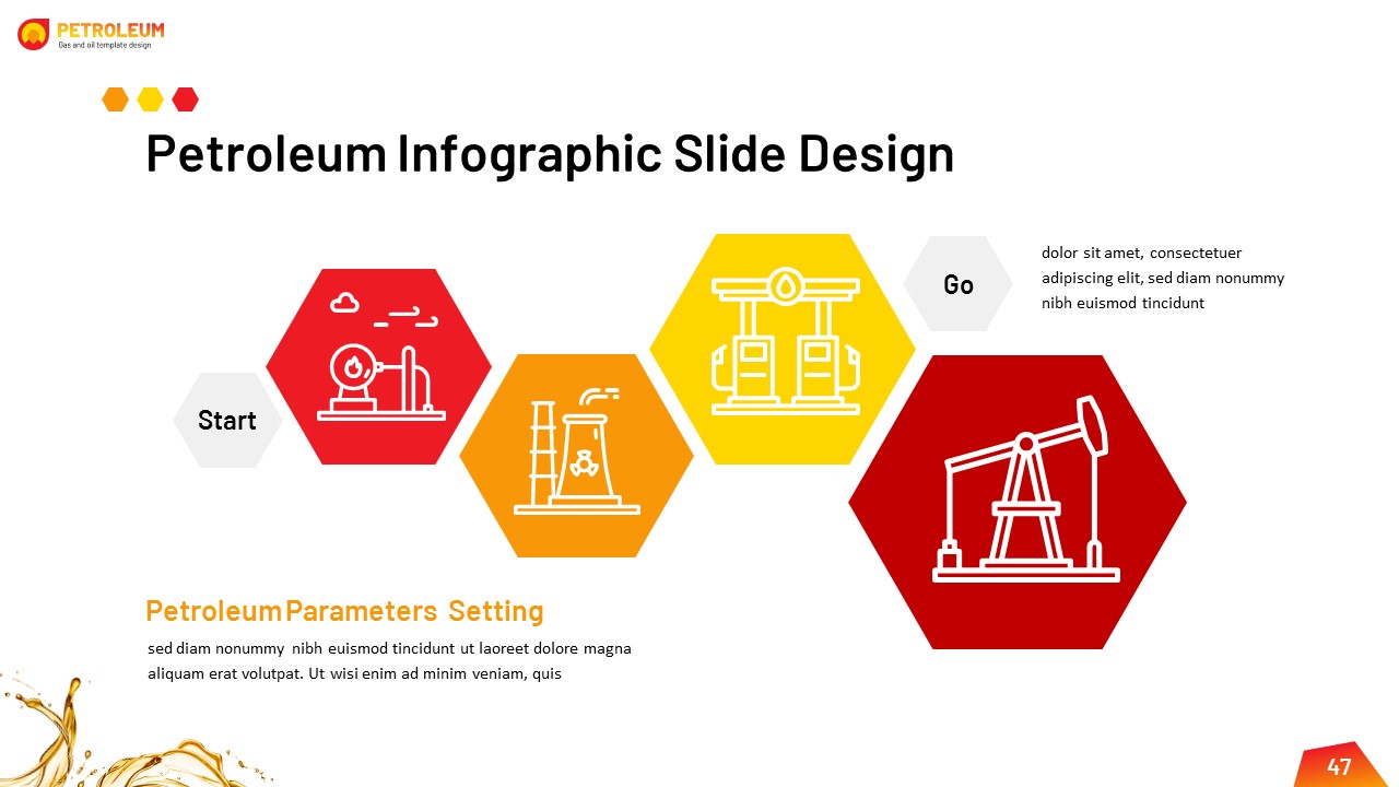 Petroleum Gas and Oil Presentation Template, Presentation Templates