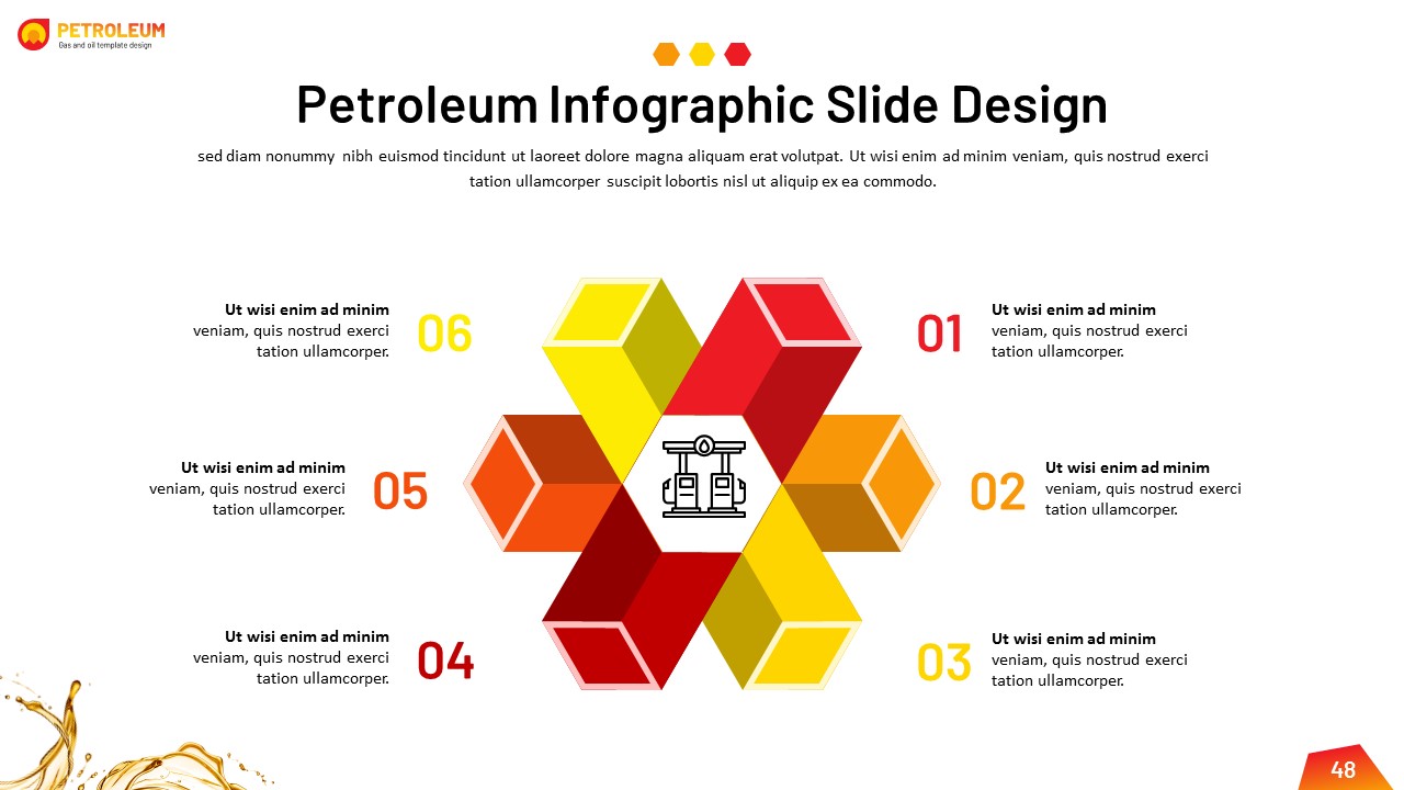 Petroleum Gas and Oil Presentation Template, Presentation Templates