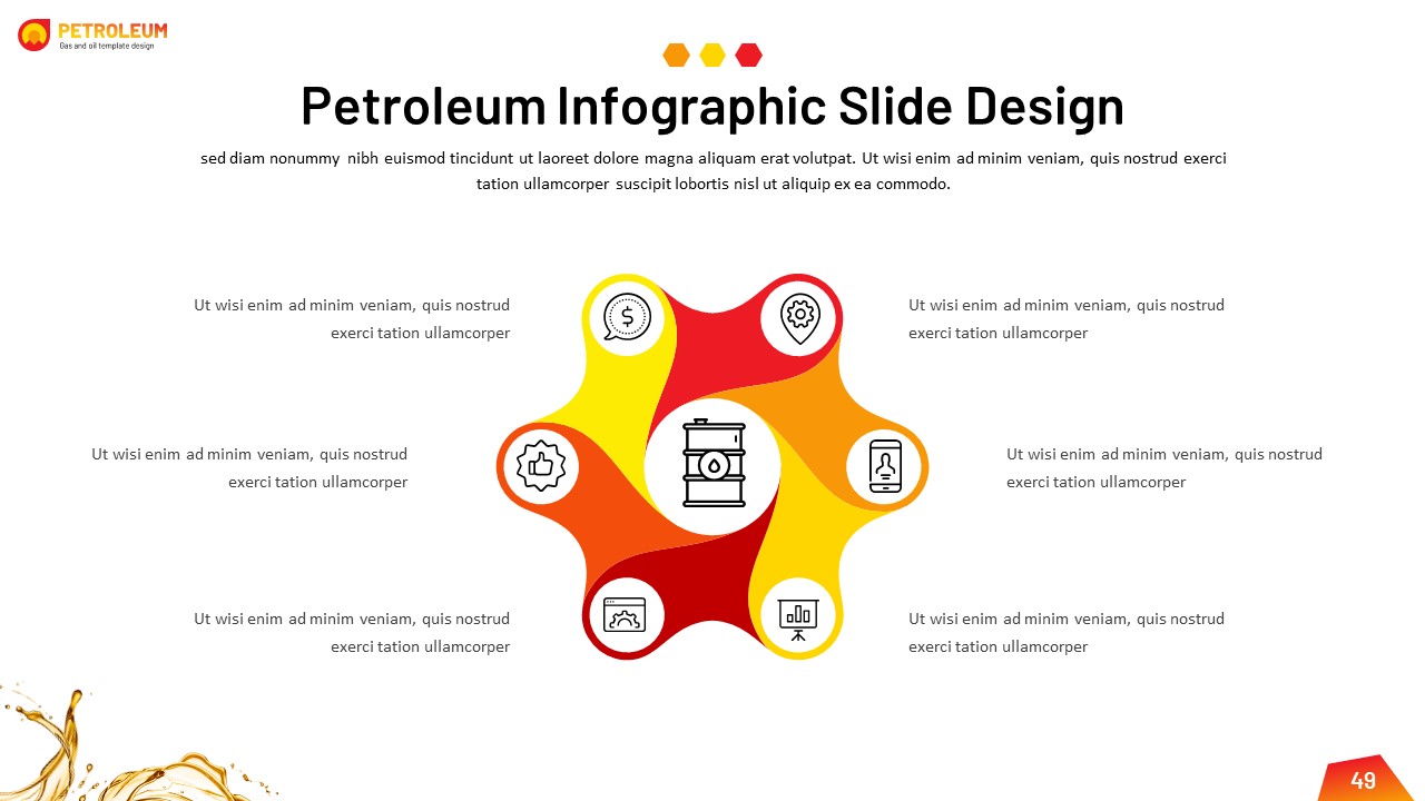 Petroleum Gas and Oil Presentation Template, Presentation Templates