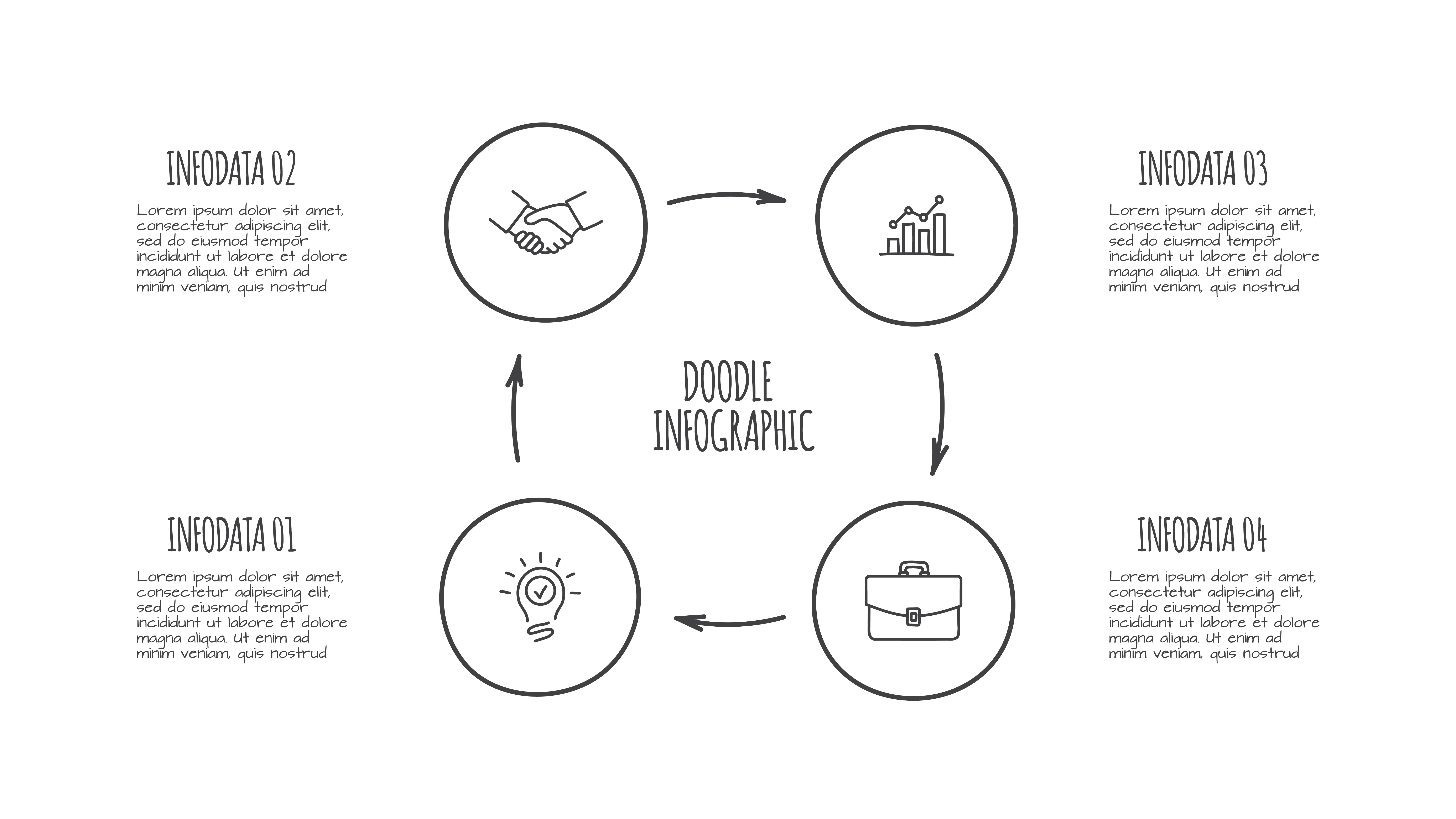 Doodle Animated Infographics Presentations v.3.0, Presentation Templates